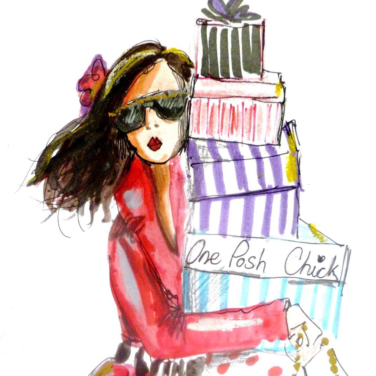 One Posh Chick ! – ros webb art